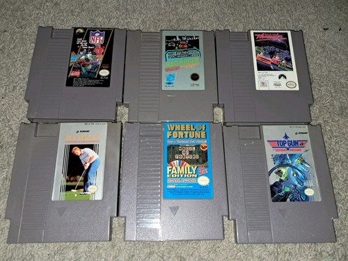 Nintendo Entertainment System NES Video Game Cartridge Lot Of 6 rad ...