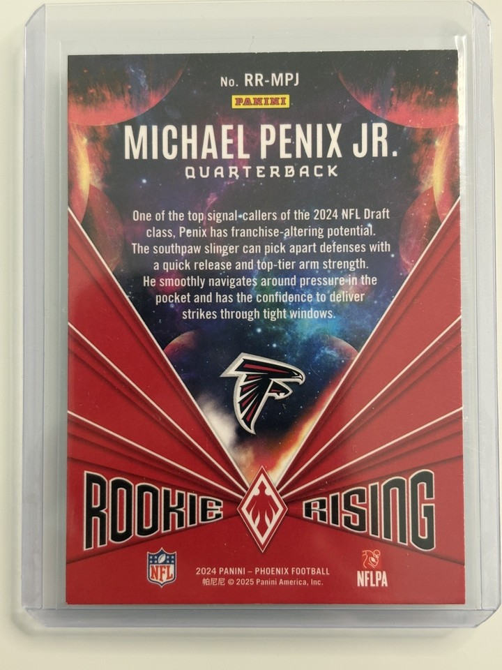 2024 Phoenix Michael Penix Jr. Rookie Rising Insert RRMPJ Falcons | eBay