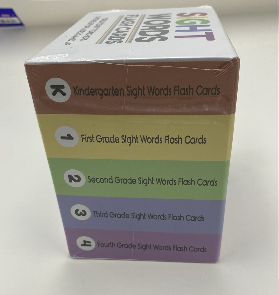 Bambino Tree Sight Words Flash Cards K-4 18 Mini Games Sealed | eBay