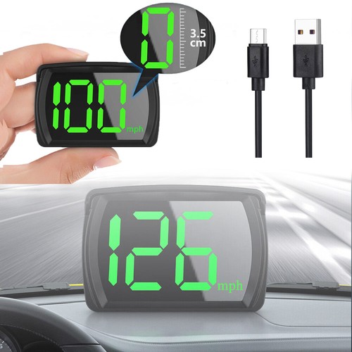 GPS Digital Speedometer Car Truck Motorcycle Head Up Display Odometer ...