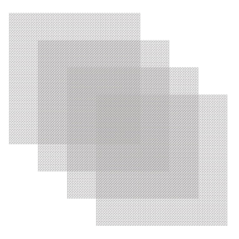 4 Pack 12x12 Inch Wire Mesh, 20 Mesh Stainless Steel Mesh, Never Rust ...
