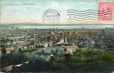 Canada Montreal general view panorama 1908 | eBay