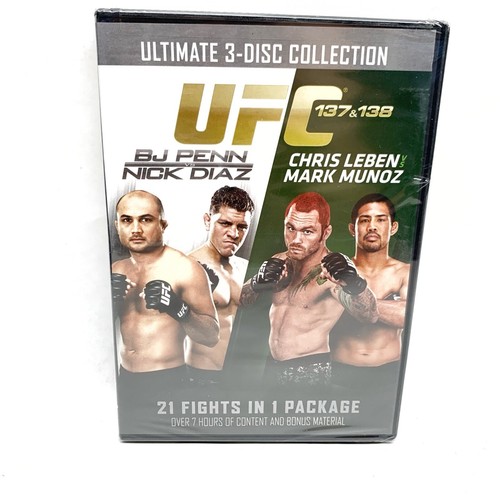 UFC 137: Penn vs. Diaz/UFC 138: Leben vs. Munoz (DVD, 2012, 2-Disc Set ...