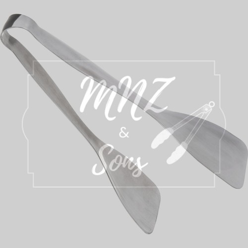 STAINLESS STEEL BREAD SERVING TONG MULTI PURPOSE PACK OF 12 PIECES ...