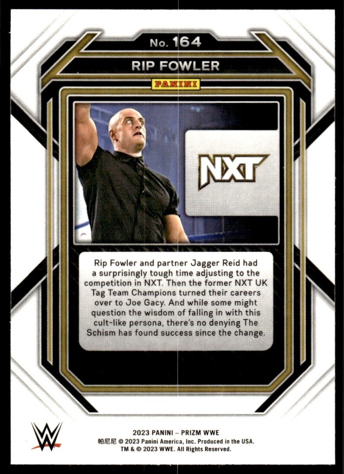 2023 Panini Prizm WWE Rip Fowler #164 | eBay