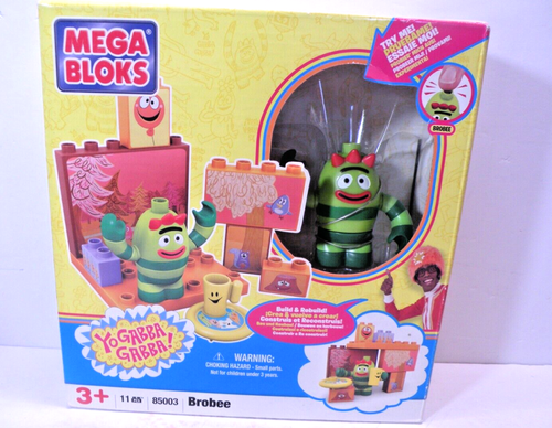 Brobee Mega Bloks Yo Gabba Gabba! Playset 85003 Rare NEW IN Sealed BOX ...