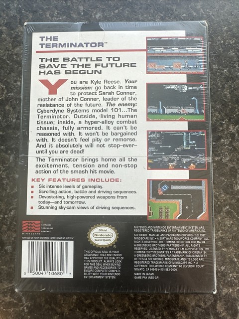 Terminator (Nintendo Entertainment System, 1992) for sale online | eBay