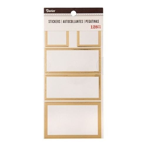 Darice Gold Labels Sticker Book | eBay