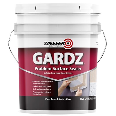 Zinsser 2300 Clear Gardz Water-Based Problem Surface Sealer 5 gal | eBay