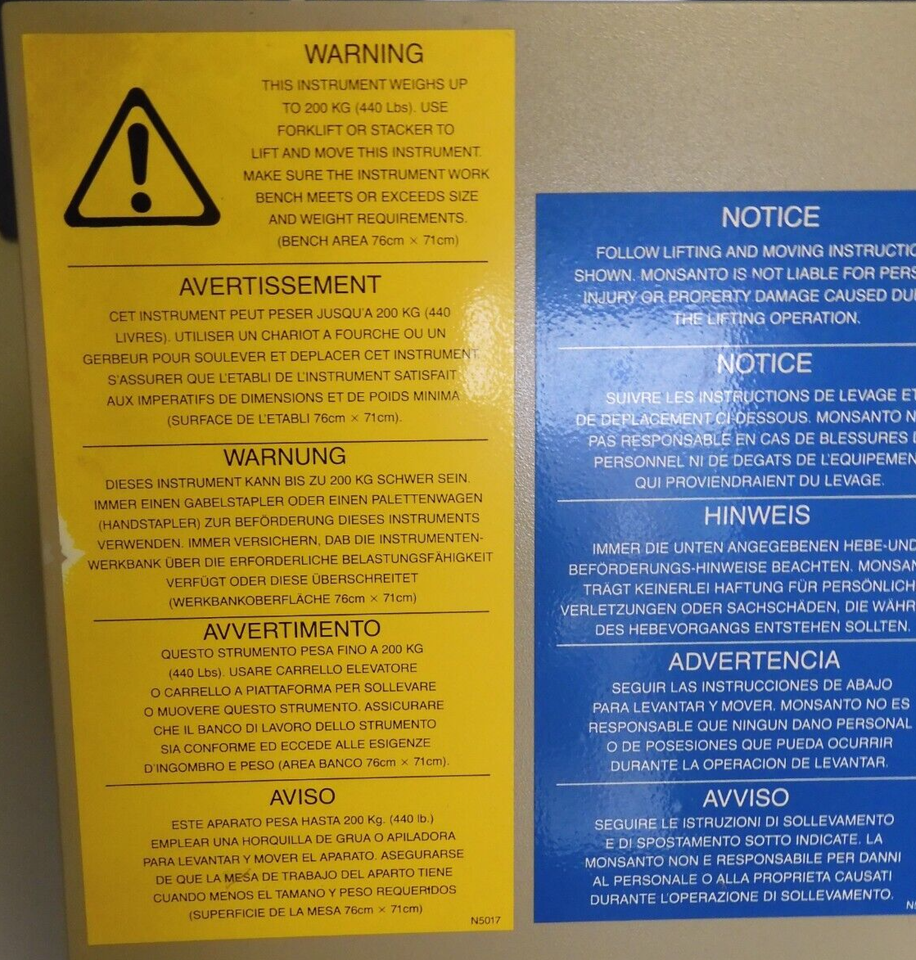 Monsanto/Alpha Technologies - ODR 2000 - Oscillating Disc Rheometer Cal ...