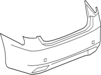 52159-50932 Toyota Cover, rear bumper 5215950932, New Genuine OEM Part ...