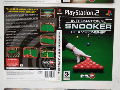 Jaquettes/Front-Back covers International Snooker Sony Playstation PS2 ...