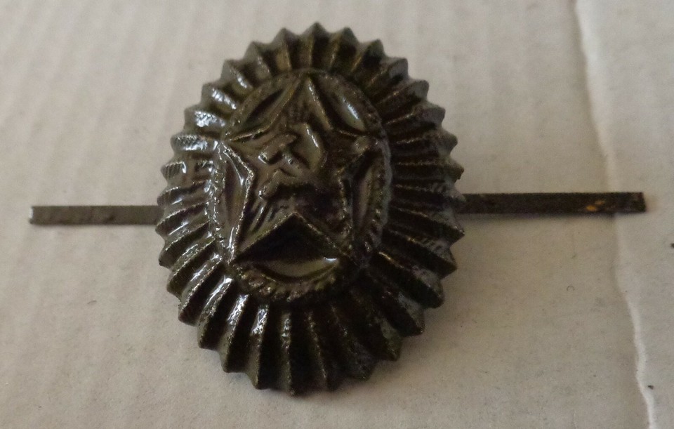 RUSSIAN soviet CCCP star PIN BADGE HAT COCKADE small dark. | eBay