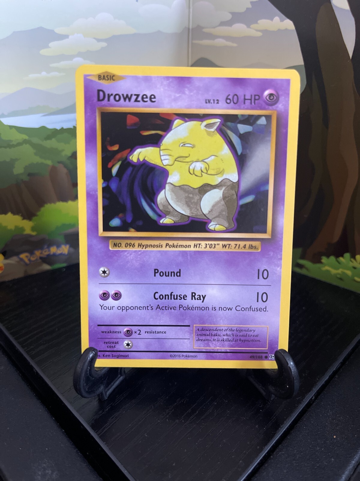 Drowzee 49/108 - Evolutions - Common - Pokemon Card TCG - LP | eBay