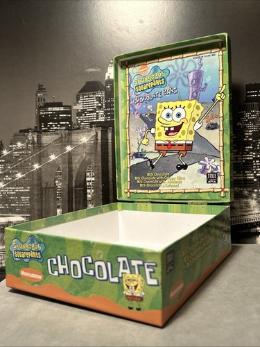 SpongeBob SquarePants True Confections Rare 2001 Chocolate Bar Empty ...