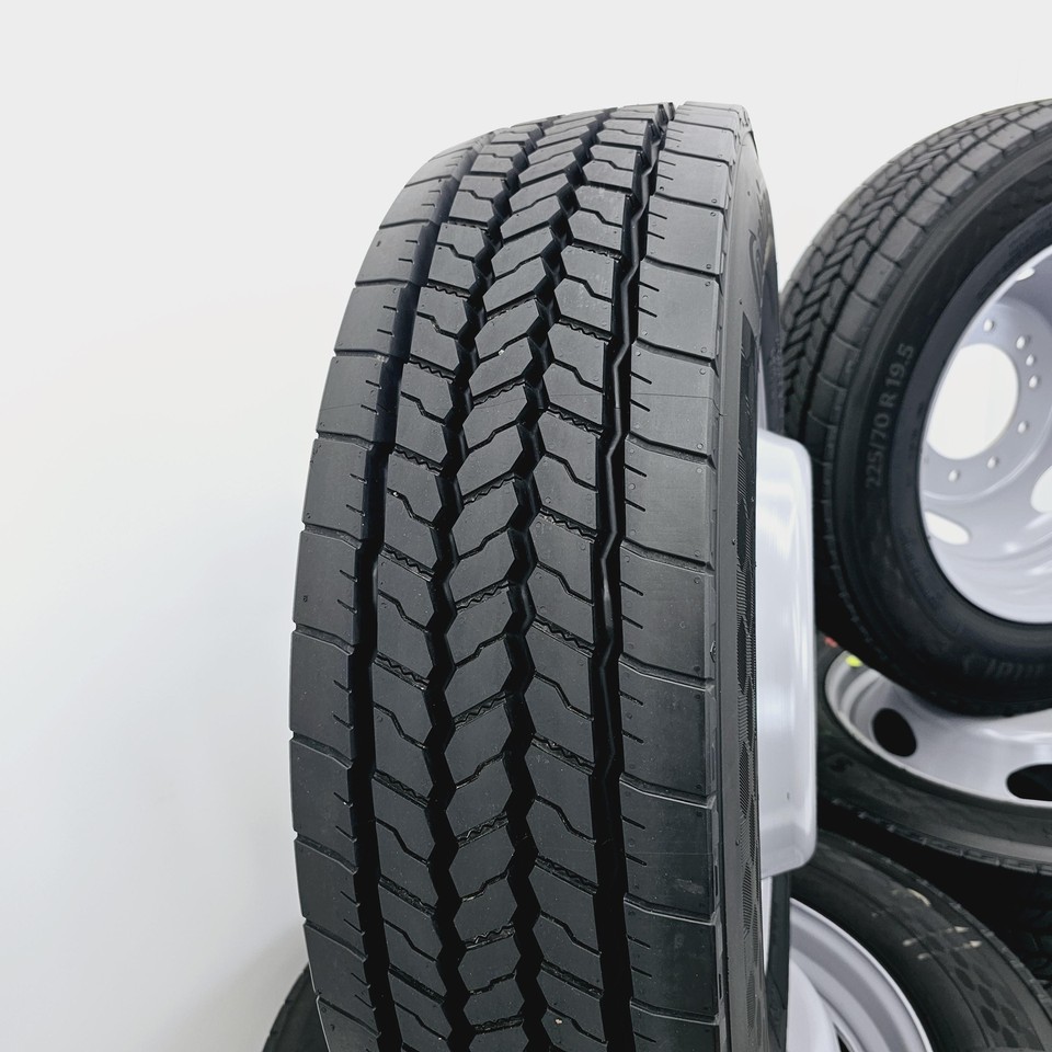 2005-2024 FORD F450 F550 225/70R19.5 CONTINENTAL HSR5 6 TIRES & 6 STEEL ...
