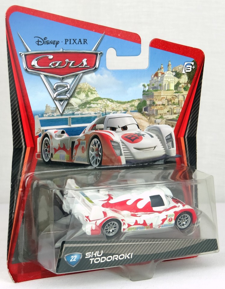 2010 Disney Pixar Cars 2 Diecast Vehicle Shu Todoroki #22 Mattel ...