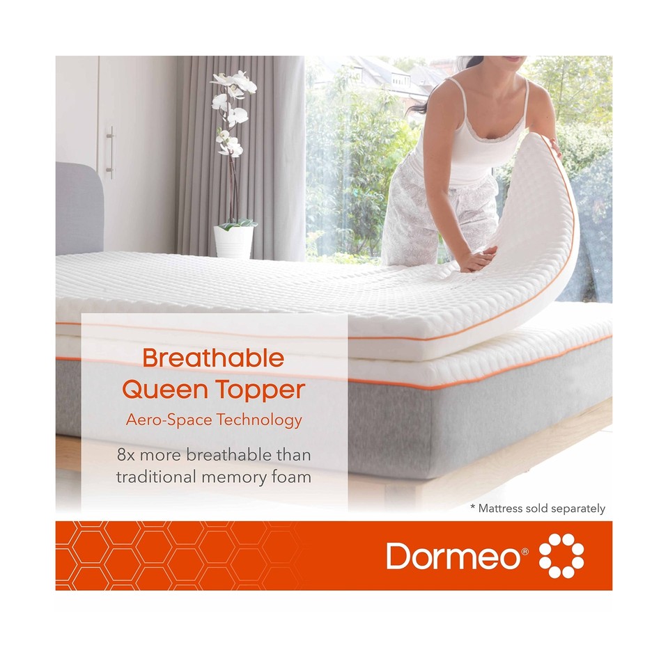 Dormeo Relieving Octaspring Technology Mattress Topper - Cooling Bed ...