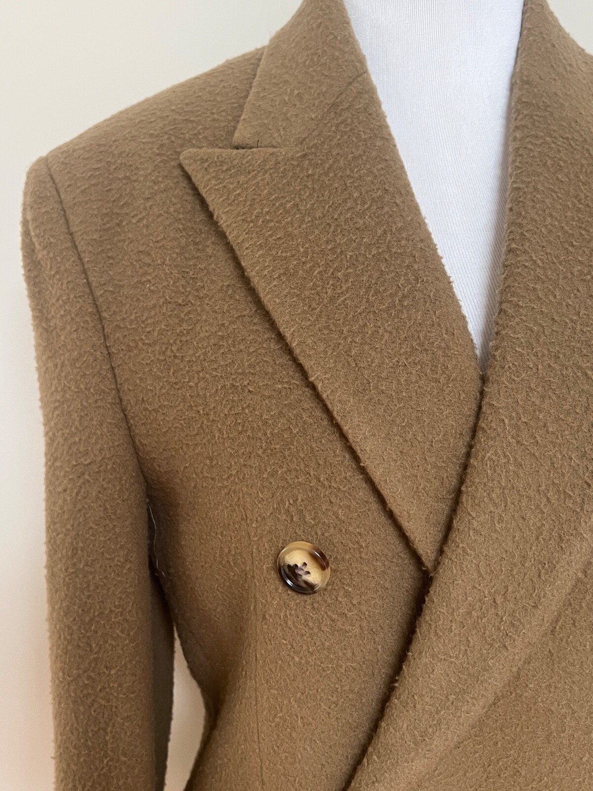 New Amiri Camel Boiled Wool Cashmere Double Breasted Blazer Jacket 48 38 $2990 | eBay