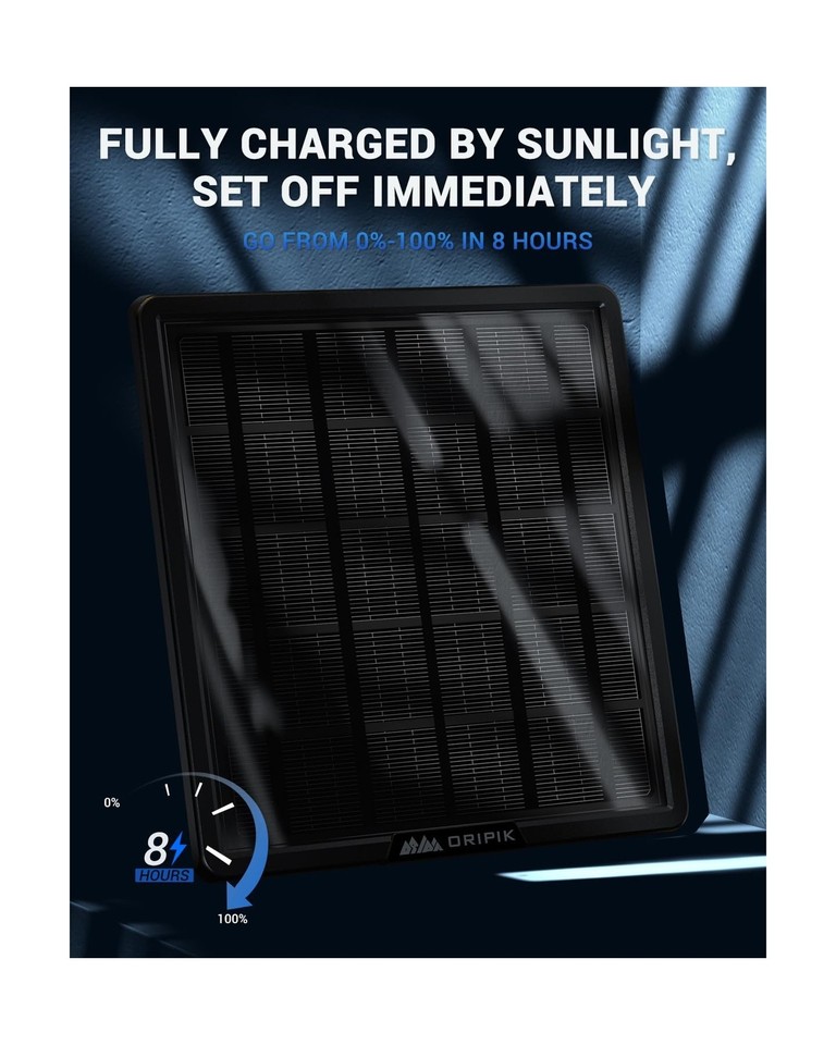 Trail Camera Solar Panel: 6V/9V/12V Game Camera Solar Panel Charger kit ...