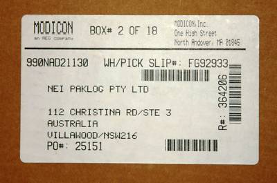 Modicon 990NAD 21130 Modbus Plus drop cable 6m | eBay