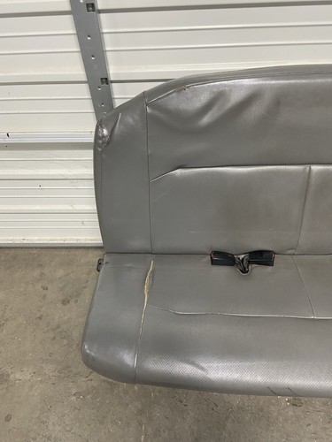 2008-2014 Ford Econoline Van Bench Seat - 3 Person GRAY VINYAL 2ND ROW ...