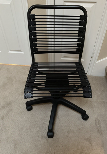 The Container Store Black Bungee Office Chair | eBay
