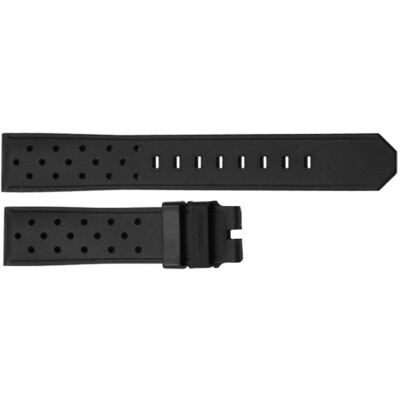 Tag Heuer Formula 1 21mm Inlet Black Rubber Perforated Strap FT8024 | eBay