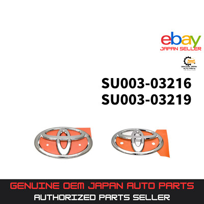 Toyota Genuine GT FT 86 ZN6 Front & Rear Emblem SU003-03216 SU003-03219 ...