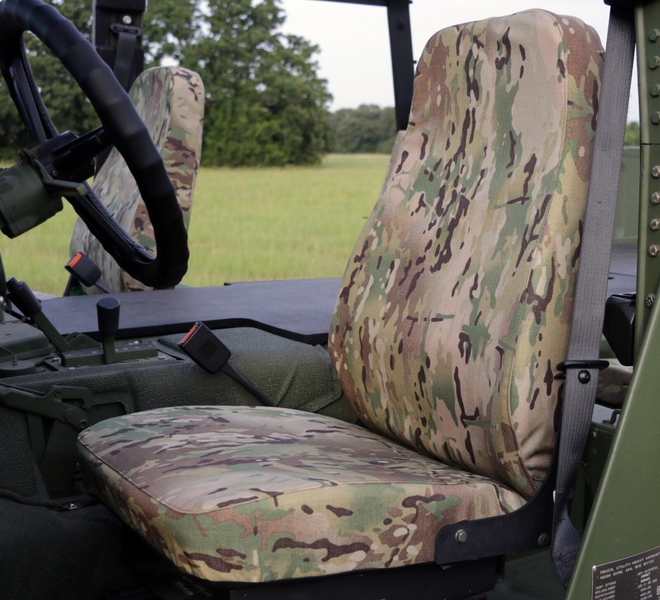 HMMWV Seat Cover - Made in USA Cordura® MOLLE Colors & Military Camo ...
