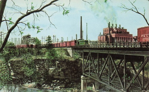 Kobuta Works Koppers Co Synthetic Rubber Train Railroad Bridge Vtg ...