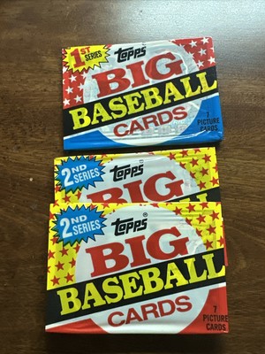 TOPPS 1989 BIG Baseball Cards 1/2nd Series - Sealed Packs - LOT OF 3 ...