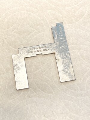 Borroughs BT-144 Float Gauge Carburetor Adjustment Tool | eBay