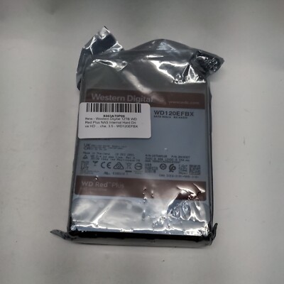 Western Digital WD120EFBX Red Pro 12TB NAS Hard Drive 6Gb/s SATA 256MB ...