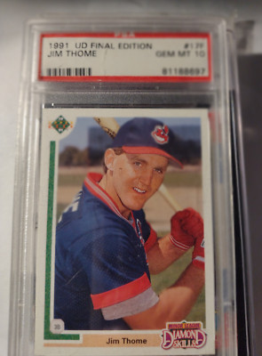 2 1991 U.D. Jim Thome Rookie MT10 / MT 9 1992 gold card | eBay