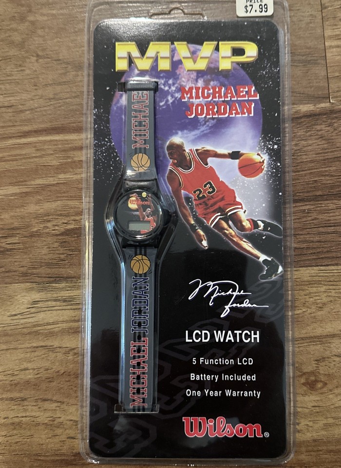Wilson MVP Michael Jordan Black Basketball Watch Rare Collectible NEW ...