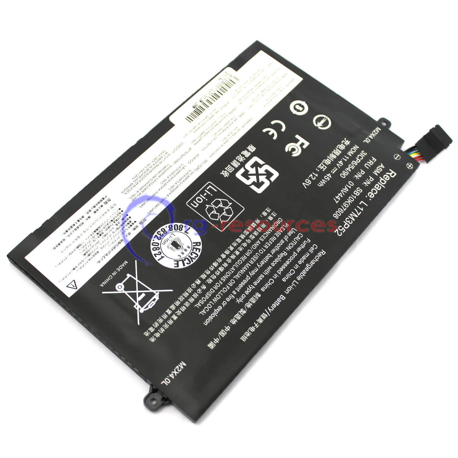 L17L3P51 L17C3P51 01AV448 Laptop Battery for Lenovo ThinkPad E480 E490 ...