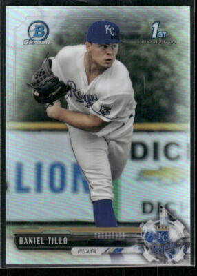 #BDC-59 Daniel Tillo 2017 Bowman Draft Chrome Refractor | eBay
