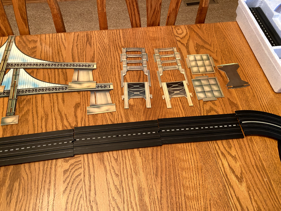 Aurora Model Motoring Golden Gate HO TJET Slot Car Set - Vintage 1966 ...