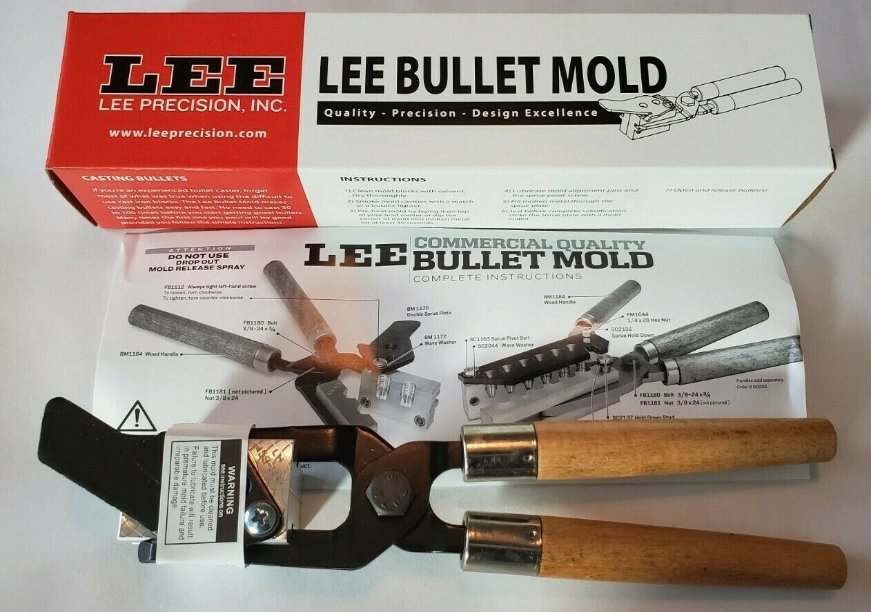 Lee 90577 2-Cavity Bullet Mold 459-500-3R DIA .459 GR 500 *Ships Free ...