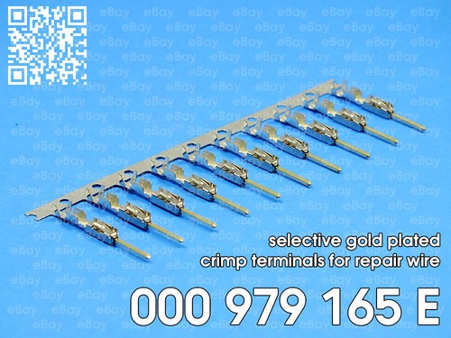 Audi VW Skoda Seat 10 crimp terminals for repair wire 000979165E ...