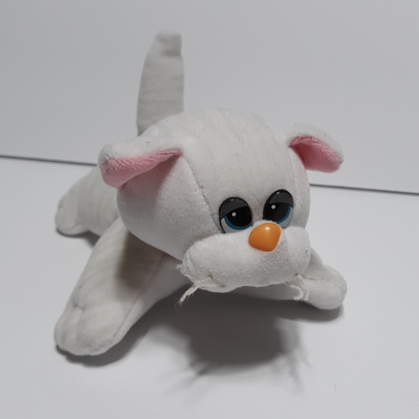 Vintage 80s Pound Purries White Tabby Kitty Cat Plush Stuffed Animal 7 ...