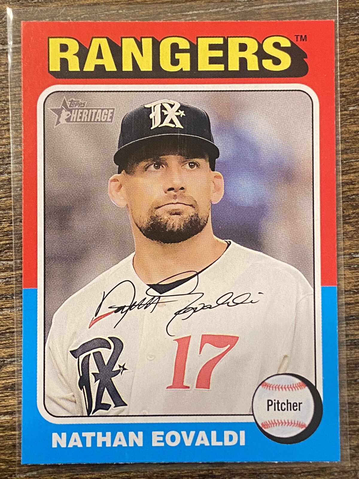 Nathan Eovaldi SP 2024 Topps Heritage #82 Texas Rangers | eBay