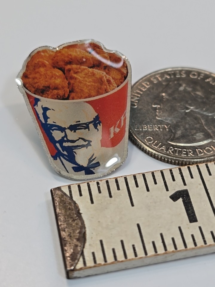 KFC Bucket of Kentucky Fried Chicken Lapel Pin Colonel Sanders | eBay