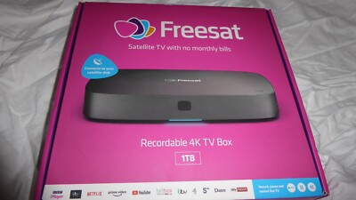 NEW Freesat 4K TV Recorder 1TB UHD-4X-1000 subscription free satellite ...