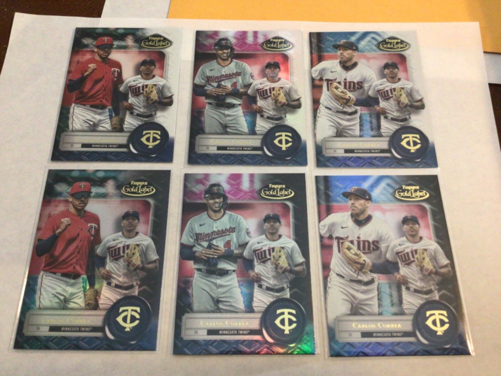 2022 Topps Gold Label CLASS 1-2-3 BLACK FOIL & BASE Carlos Correa #79 ...