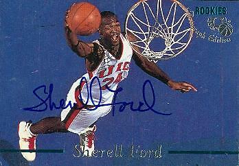 Sherell Ford autographed Basketball Card (Illinois) 1995 Classic Rookie ...