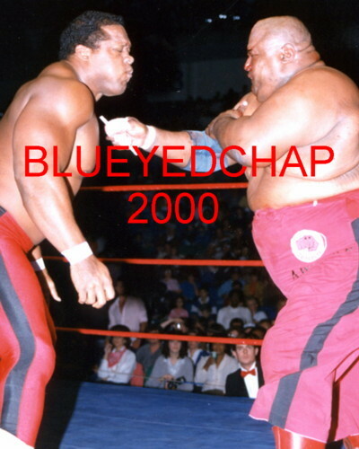 TONY ATLAS VS ABDULLAH THE BUTCHER WRESTLER 8 X10 WRESTLING PHOTO WWF ...