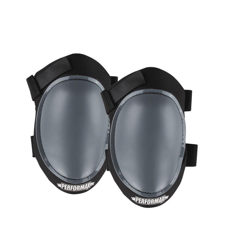 Heavy-Duty Hard Shell Rocker Style Knee Pads with Dual Hook & Loop ...