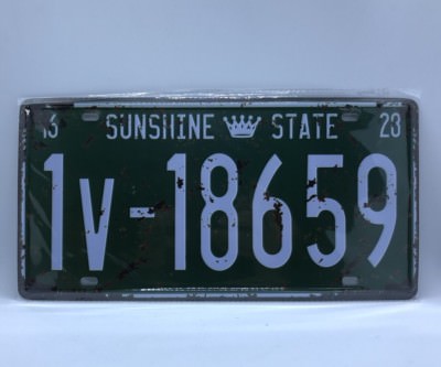 Sunshine State 1v-18659 Design License Plate | eBay